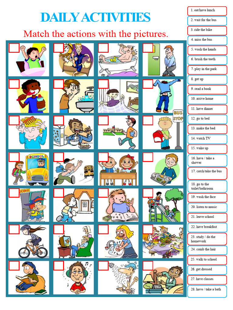 Daily Activities 1 | PDF