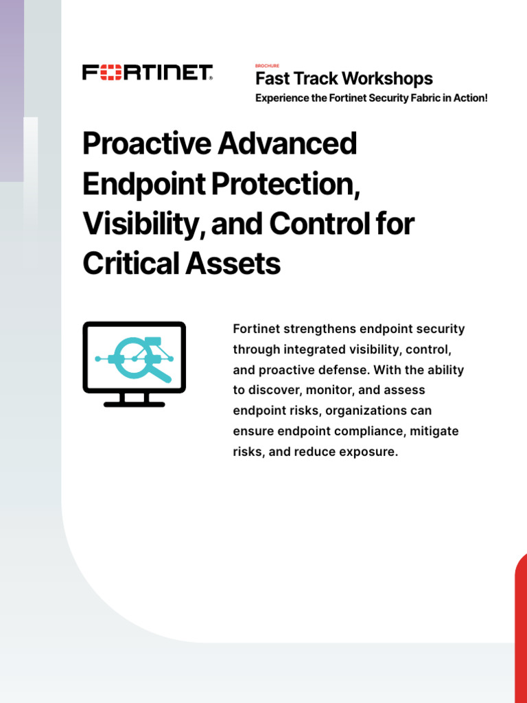 Brochure Fortinet | PDF | Security | Computer Security