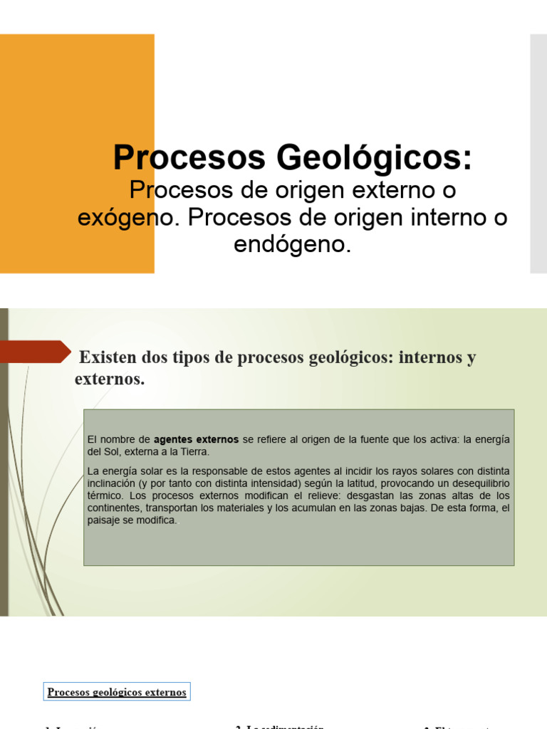 3 Semana - Procesos Geologicos. | PDF | Placas tectónicas | Roca (geología)