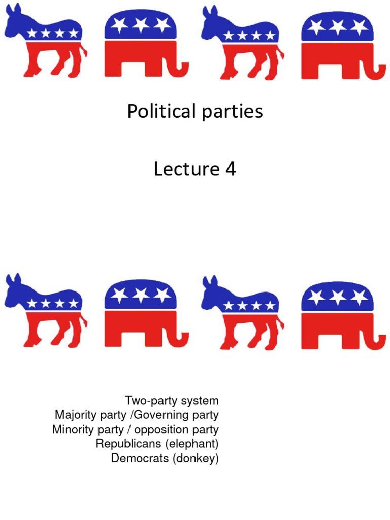 CM4 Political Parties | PDF | Democratic Party (United States ...