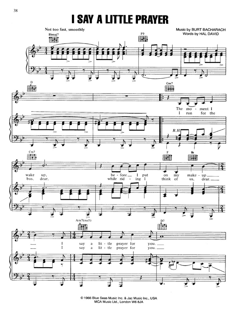 I Say A Little Praye For You | PDF