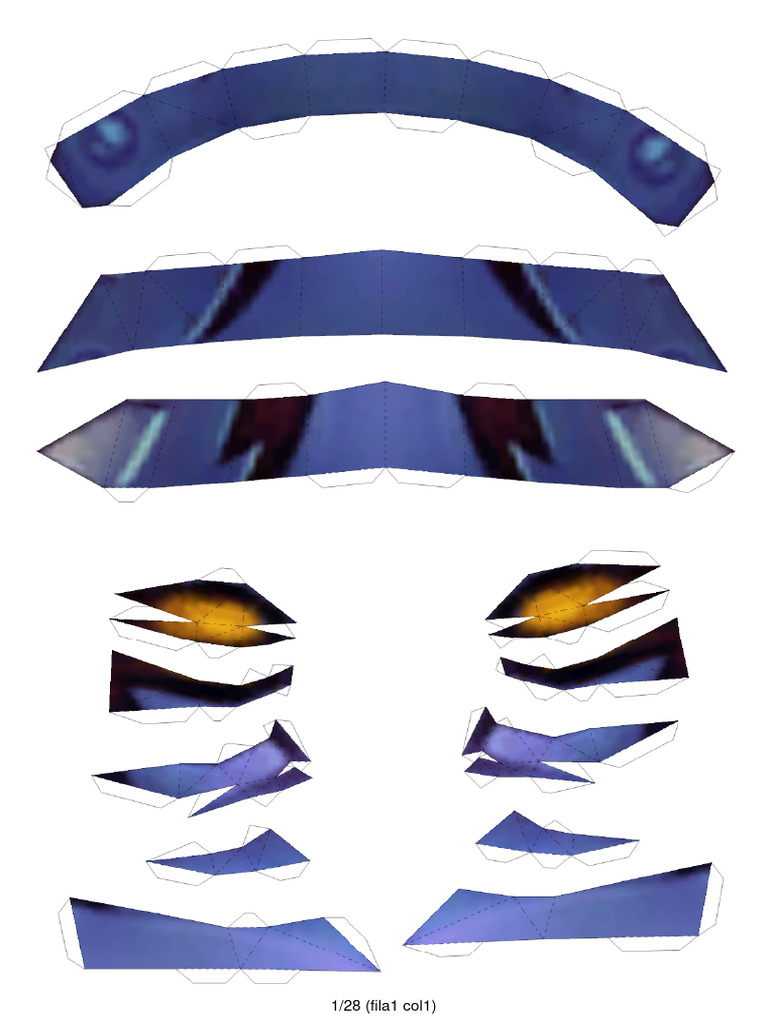 League of Legends Jinx The Loose Cannons Fishbones Papercraft | PDF