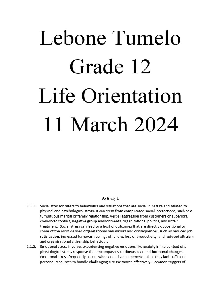 LO Assignment Matric | PDF | Psychological Resilience | Entrepreneurship