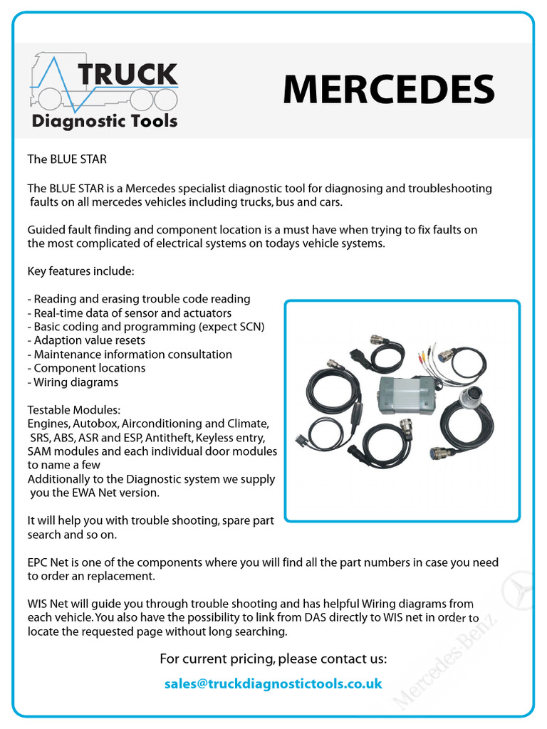 Mercedes Product Sheet | PDF