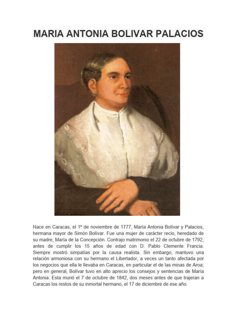 Maria Antonia Bolivar Palacios | PDF