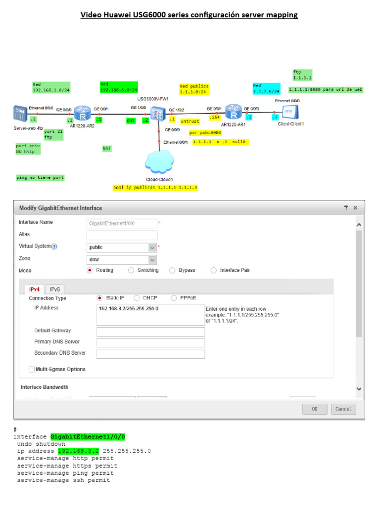 Huawei USG6000 Config Guide | PDF | File Transfer Protocol | Internet ...