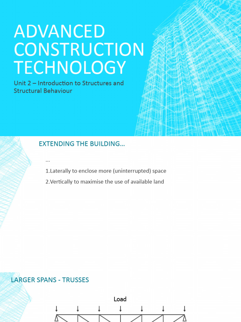 Unit 2 Part 4 - Truss and Frame Structures - no record | PDF | Truss | Concrete