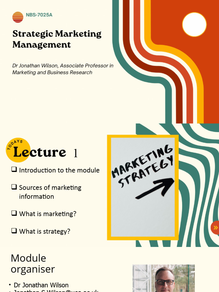Strategic Marketing Module Guide | PDF | Marketing | Human Communication