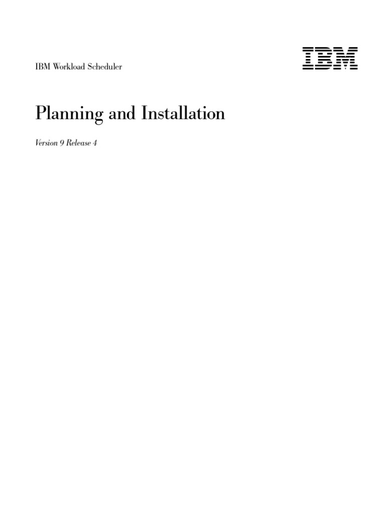 TWS 9.4 Planning and Installation Awspimst | PDF | Ibm Db2 | Databases