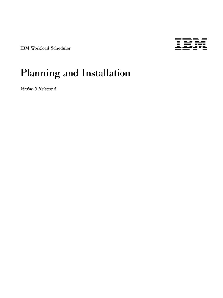 TWS 9.4 Planning and Installation 250pg | PDF