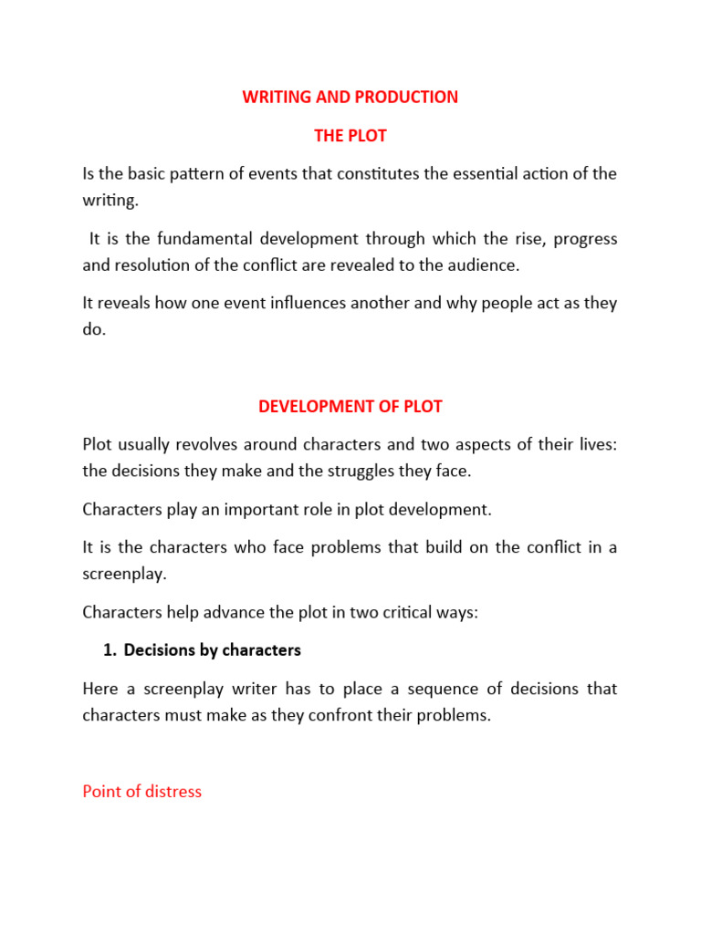The Plotting Structure | PDF | Plot (Narrative)