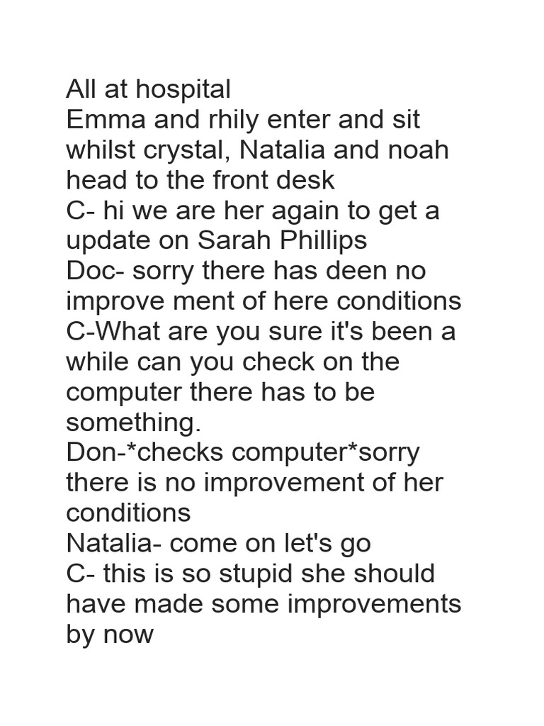 Scene 5 (Argument Scene) - 230415 - 144754 | PDF