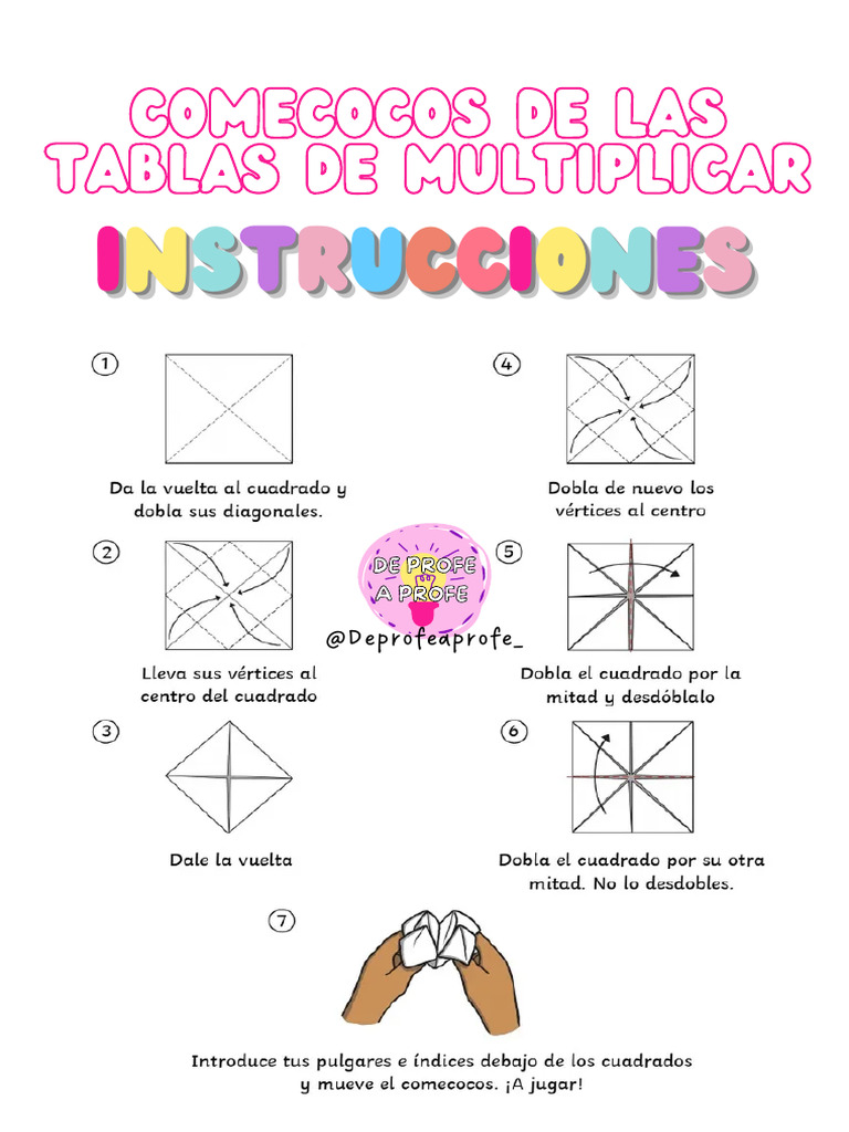 Comecocos para Tablas de Multiplicar | PDF | Métodos y materiales de ...