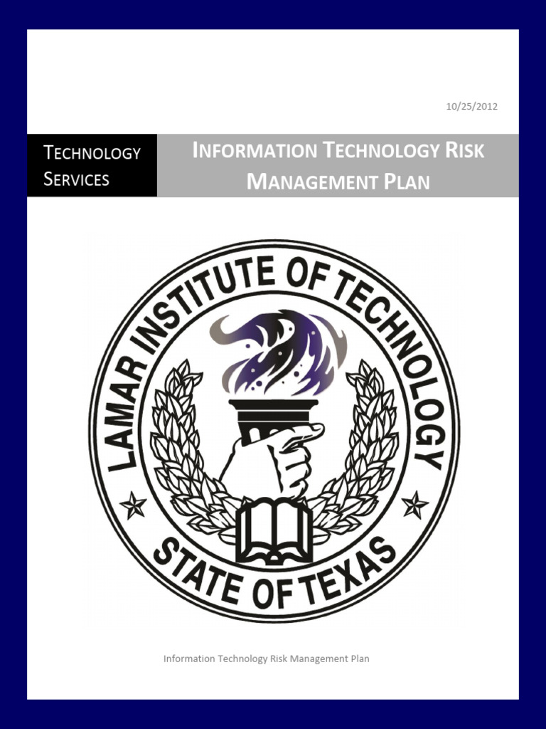 I T R M P: Nformation Echnology ISK Anagement LAN | PDF | Information ...