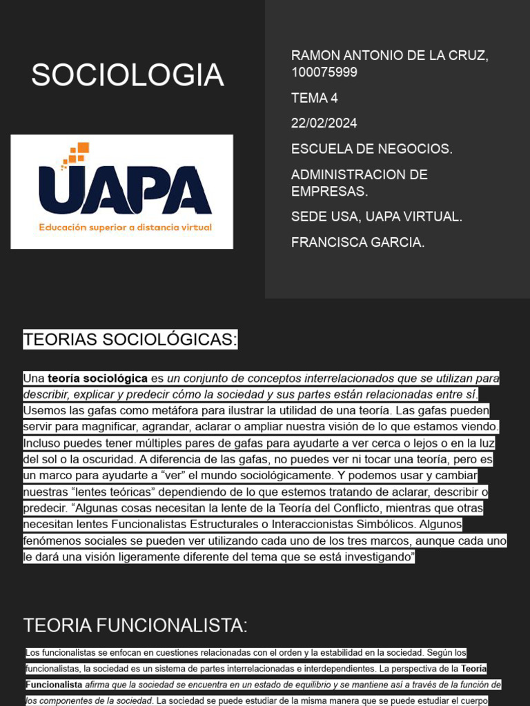 Teorías Sociológicas Clave en la Sociedad | PDF | Positivismo | Karl Marx