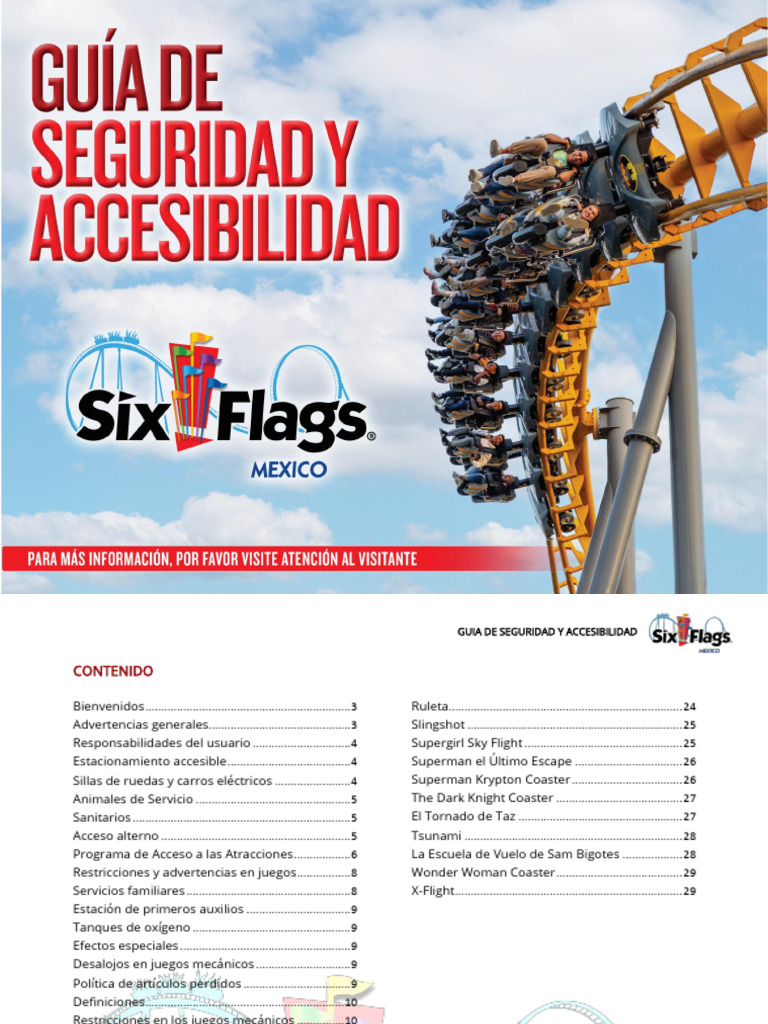 Sfmx Ada Guidelines | PDF | Accesibilidad | Parque de atracciones