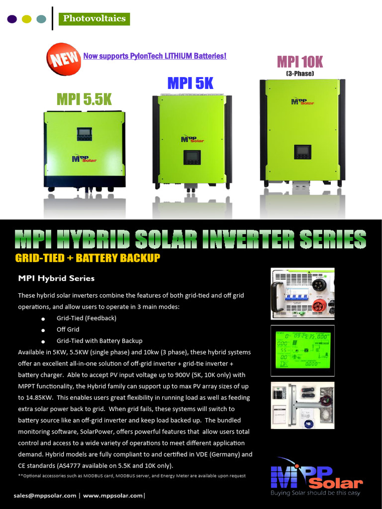 Mpi Hybrid | PDF | Solar Power | Electrical Grid Mpi Hybrid | PDF | Solar Power | Electrical Grid