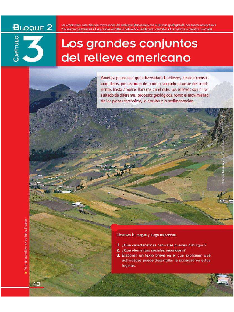 Relieve 1º Año | PDF