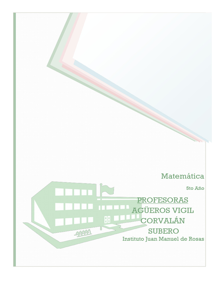 Cuadernillo 5 To CS2024 | PDF | Logaritmo | Desviación Estándar