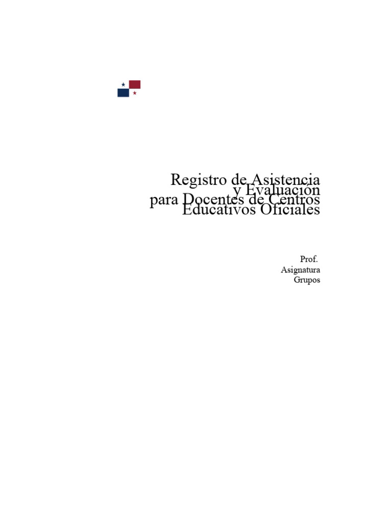Registro Escolar - Libreta v3 | PDF