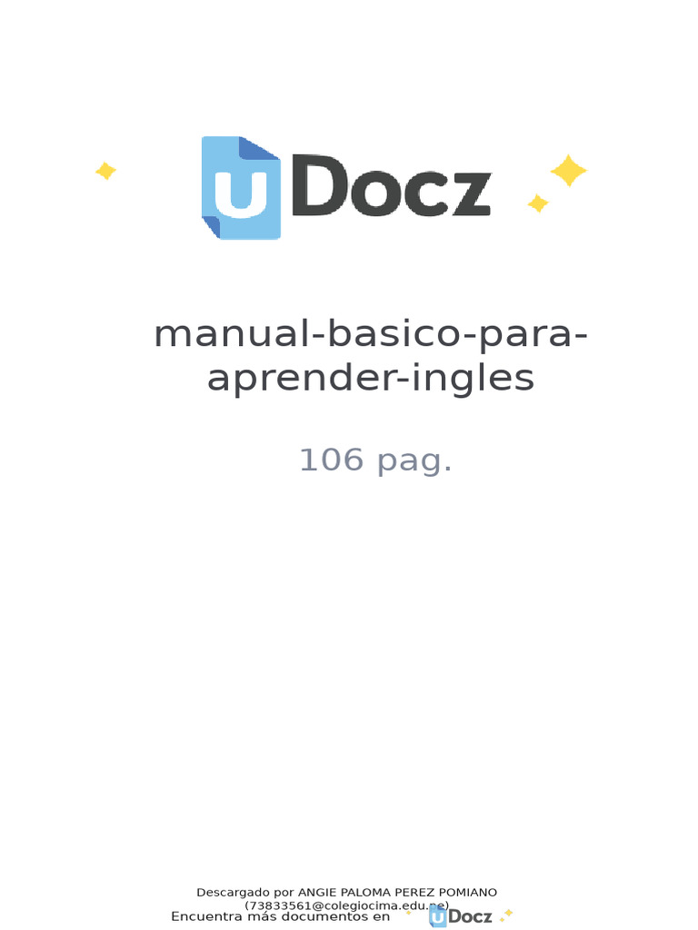 Manual Basico Para Aprender Ingles 119940 Downloable 1022084 Pdf