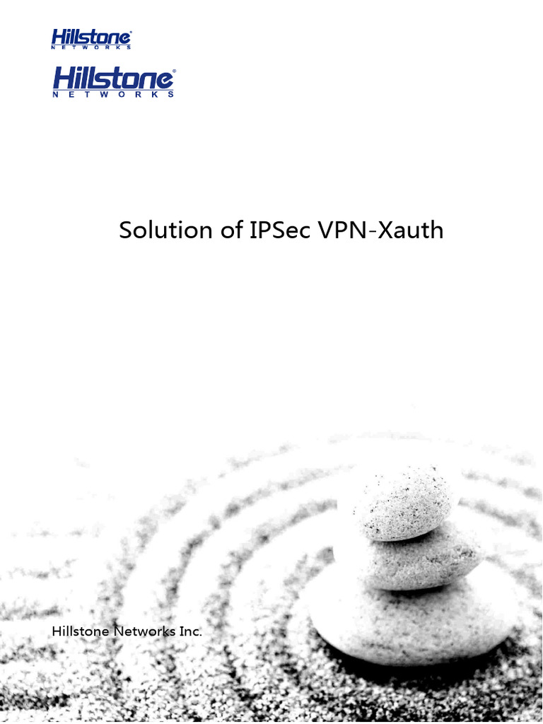 Solution of IPSec VPN | PDF | Radius | Virtual Private Network