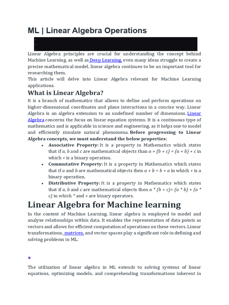 AL3451 - Unit 1 | PDF | Eigenvalues And Eigenvectors | Matrix (Mathematics)