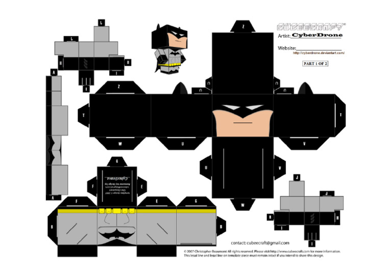 Cubeecraft Batman | PDF