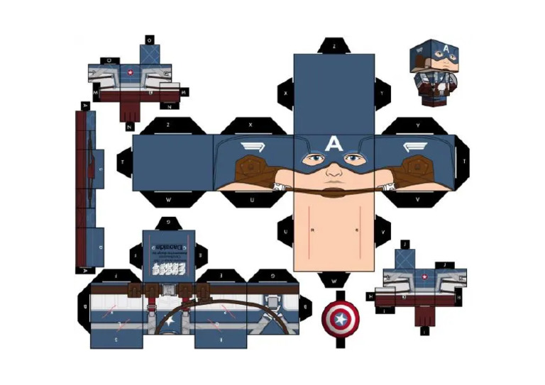 Cubeecraft Capitan America | PDF