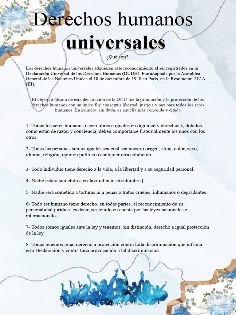 Derechos Universales | PDF | Justicia | Crimen y violencia
