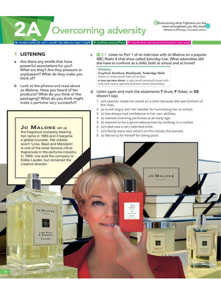 Unit 2A Student Book EF4 Adv Plus | PDF