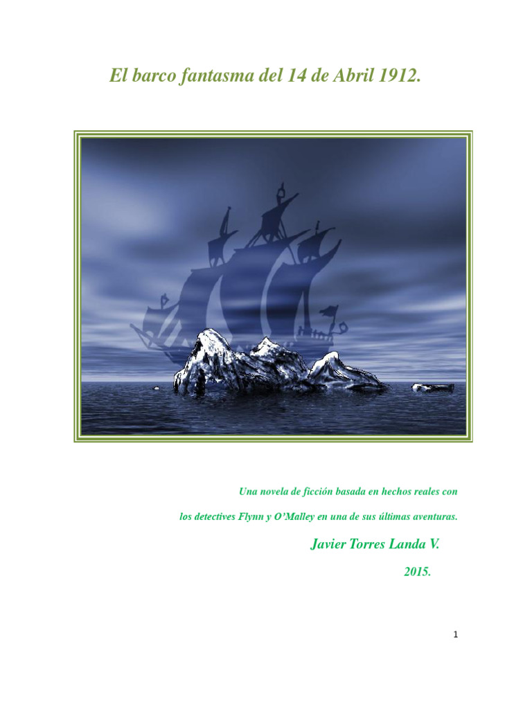 El Barco Fantasma de Abril 1912 2 | PDF | Buques | Transporte de agua