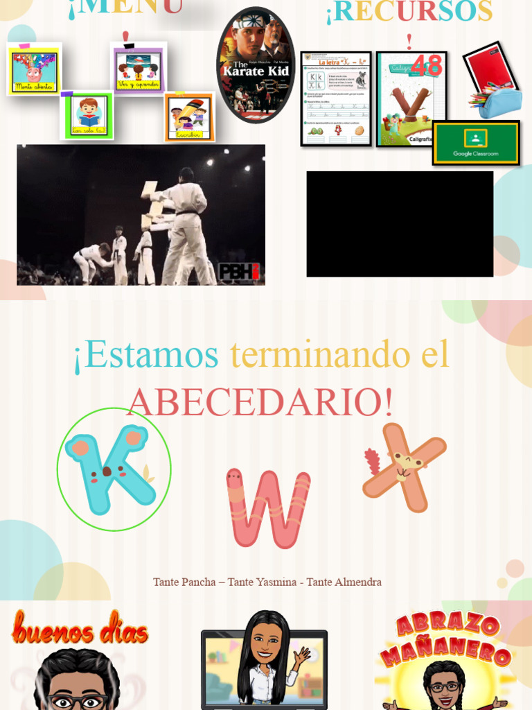 Presenación Final Letras K, X, W | PDF