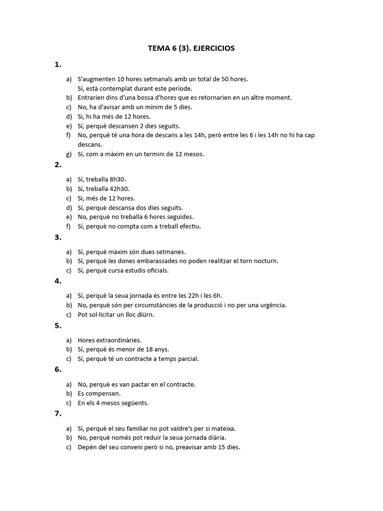 TEMA 3 - EJERCICIOS | PDF