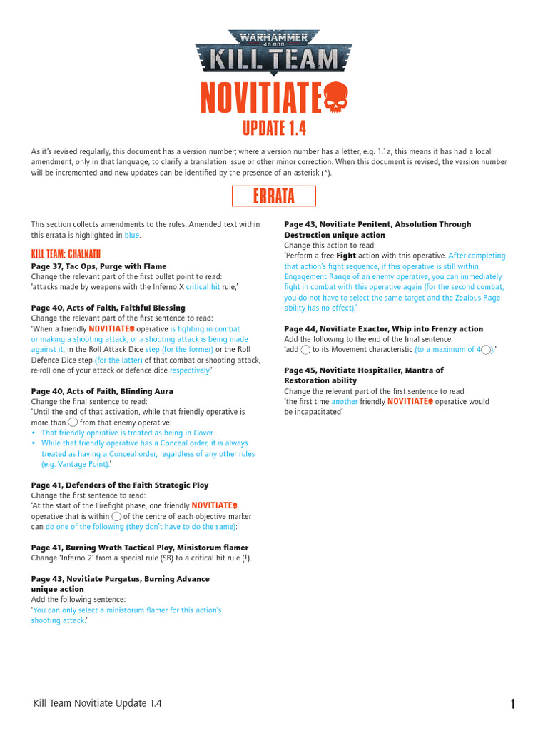 Various Kill Teams | PDF | Military