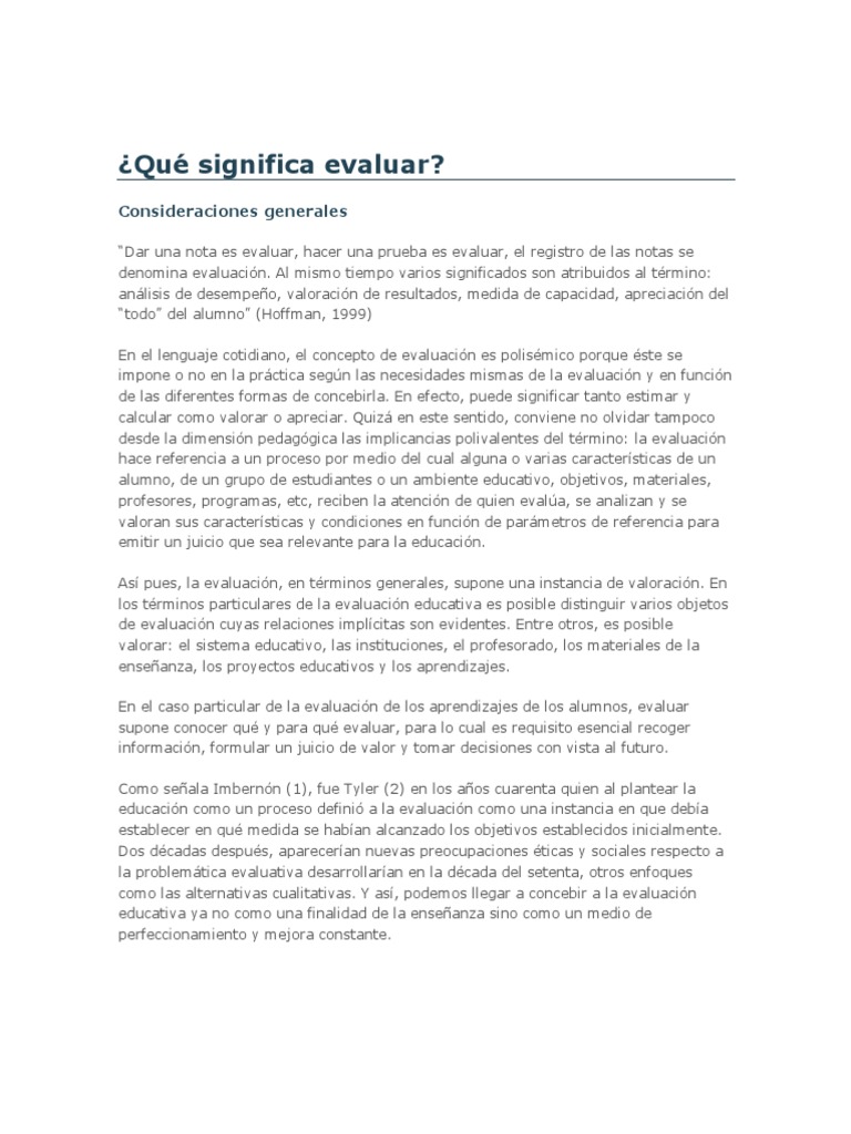Conceptos Clave de Evaluación Educativa | PDF | Validez (Estadísticas ...