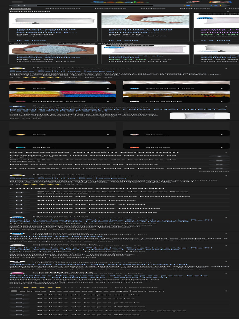 Saco de Bolinha de Isopor - Pesquisa Google | PDF | Poliestireno | Polímeros