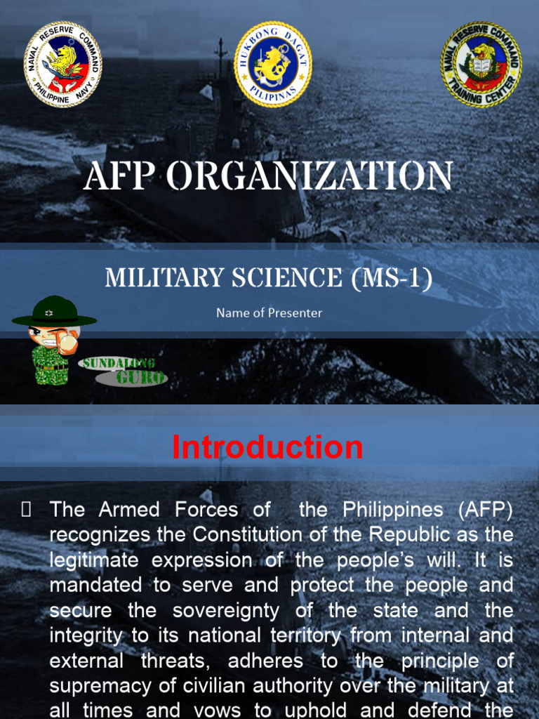 Afp Organization Ok 1 | PDF | Military | Philippines