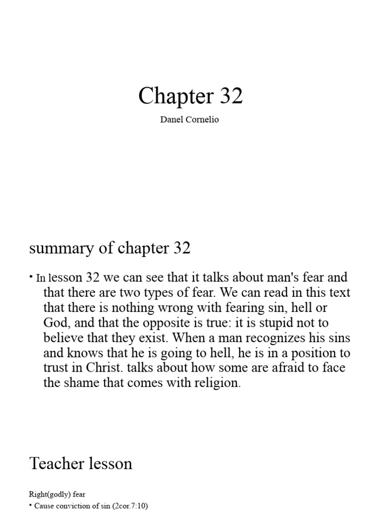 Chapter 32 | PDF