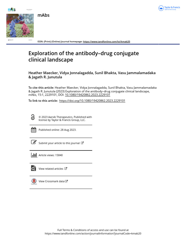 ADC - Exploration of The Antibody Drug Conjugate Clinical Landscape ...