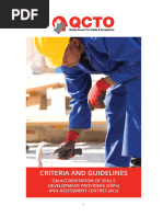 QCTO Accreditation Checklist and Timeline | PDF