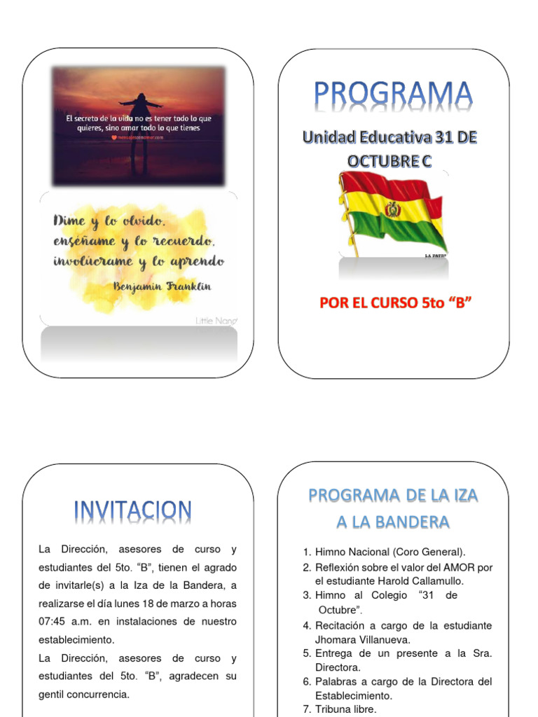 PROGRAMA 2024 31 de Oct | PDF
