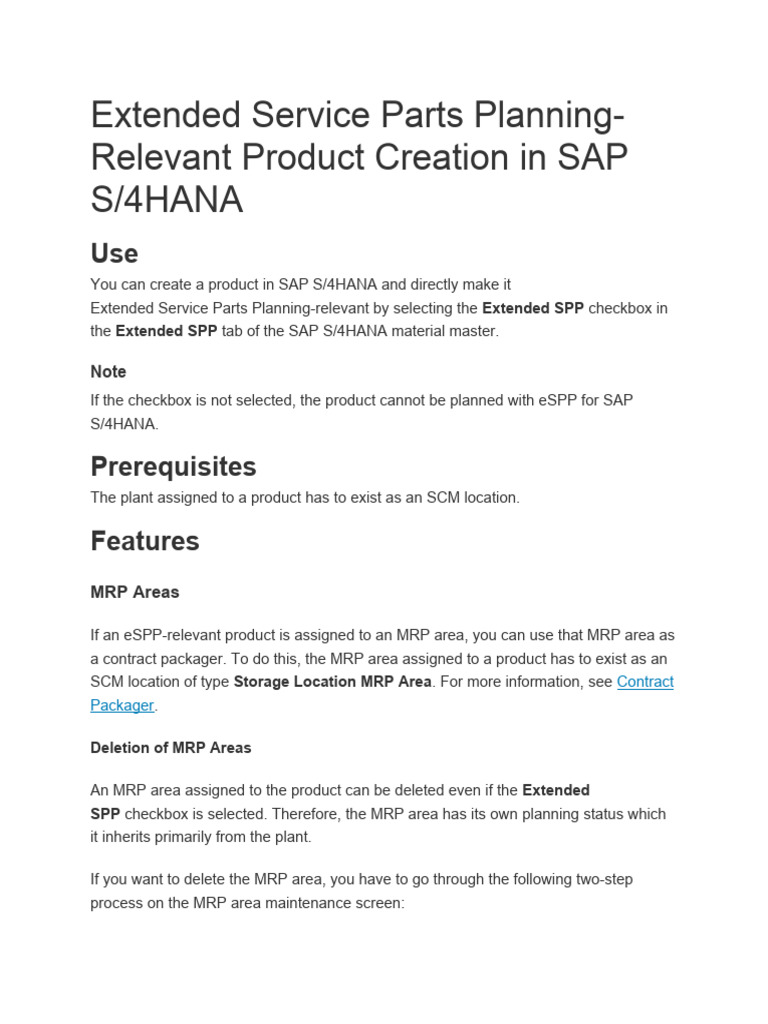 SAP S/4HANA eSPP Product Setup | PDF | Computing | Software
