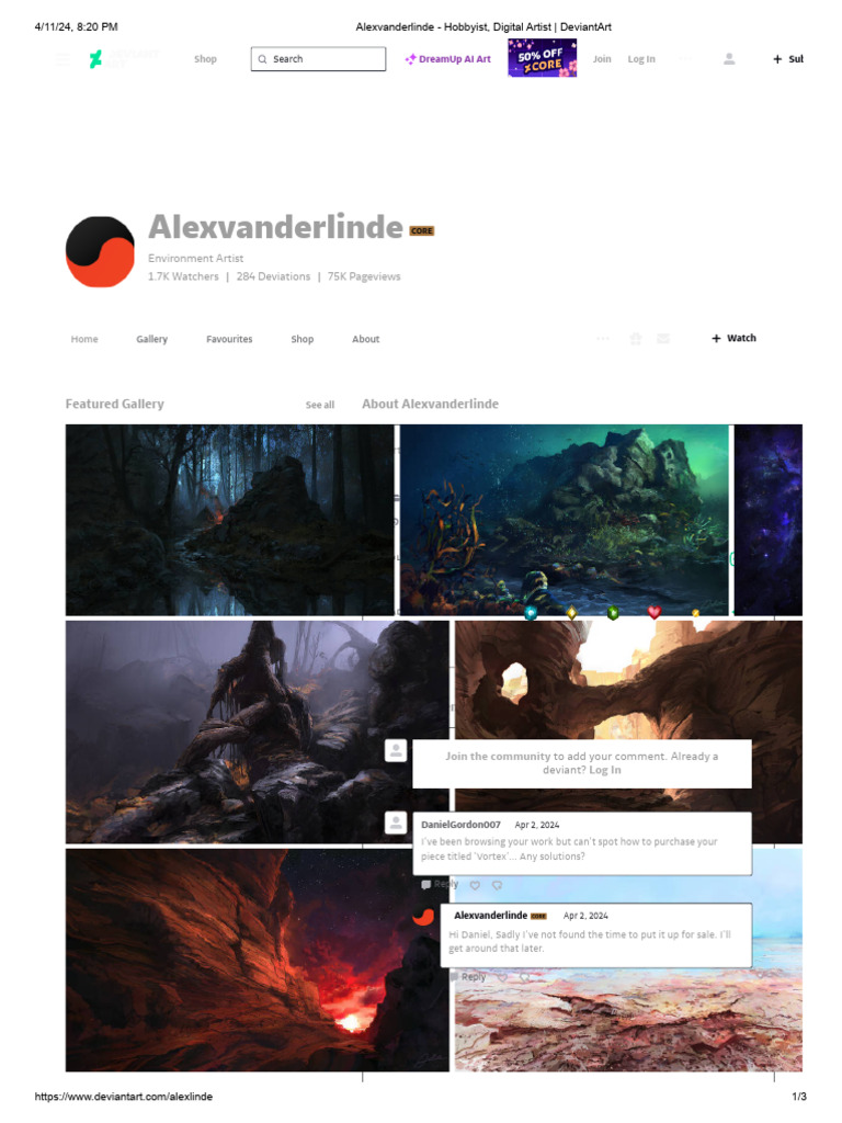 Alexvanderlinde - Hobbyist, Digital Artist - DeviantArt | PDF