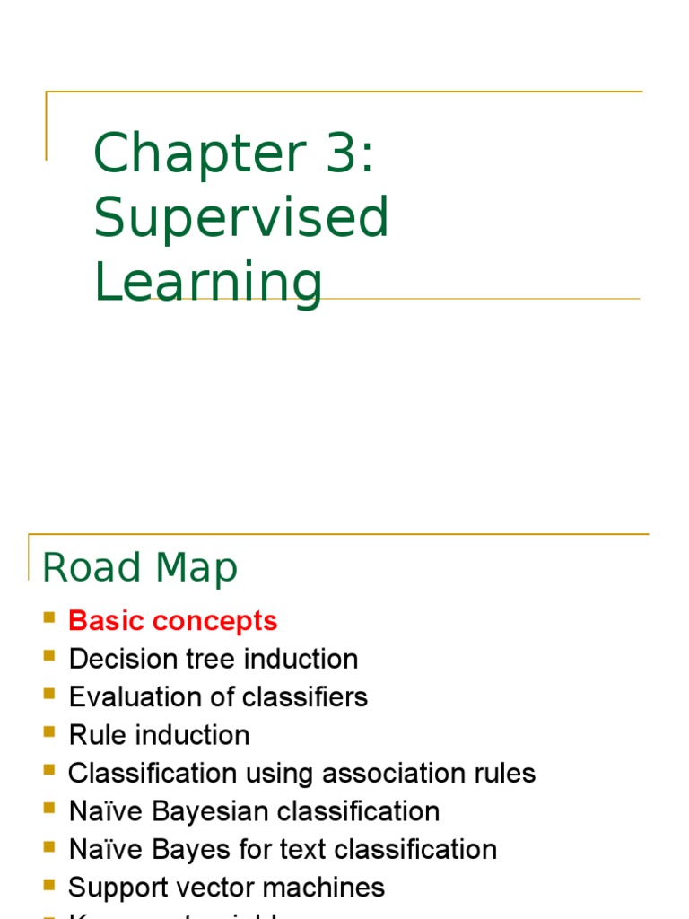CS583 Supervised Learning | PDF | Statistical Classification | Support Vector Machine