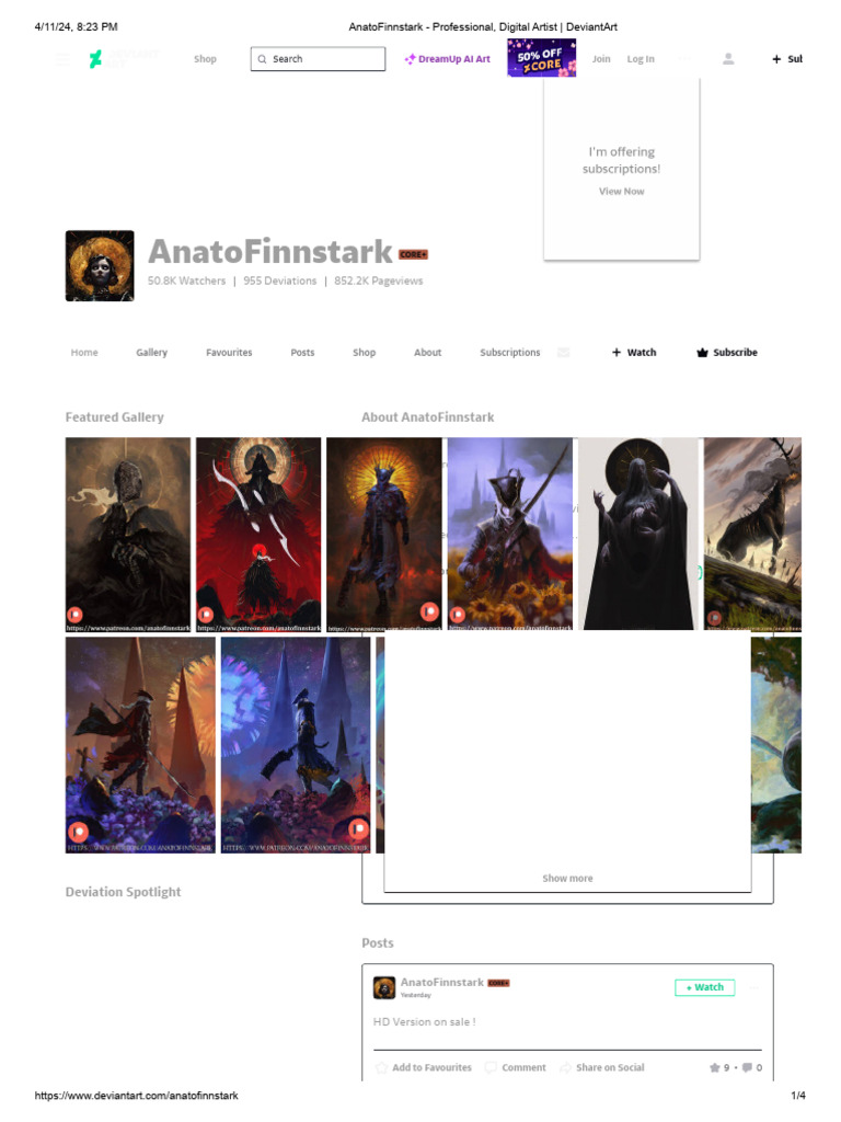 AnatoFinnstark - Professional, Digital Artist - DeviantArt | PDF