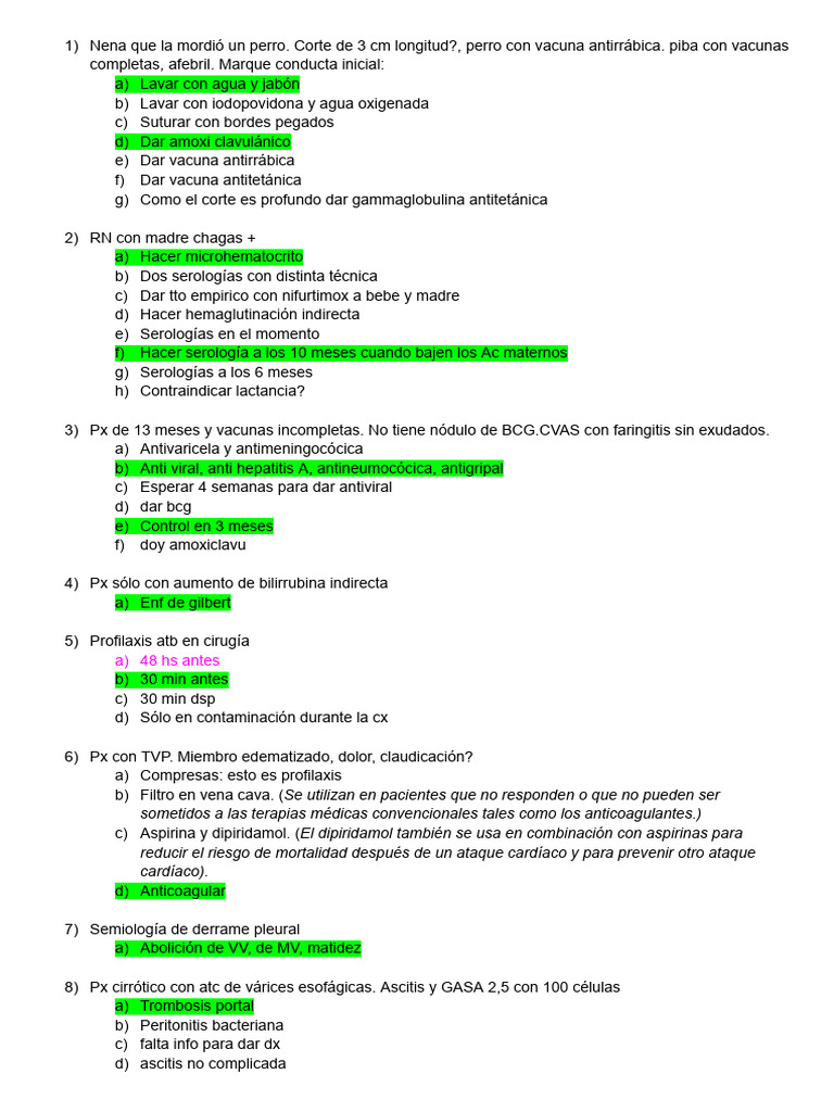 Examen IAR 23-3-23 | PDF | Especialidades Medicas | Medicina CLINICA
