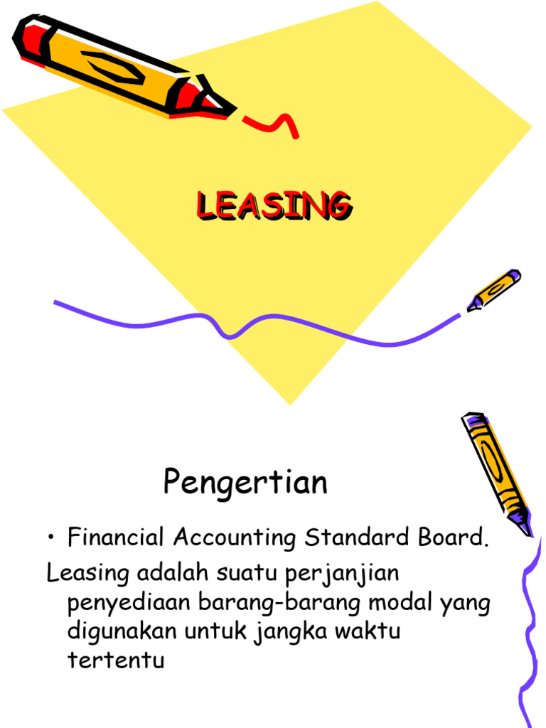 Kontrak Leasing | PDF | Pengelolaan Keuangan & Uang | Hukum