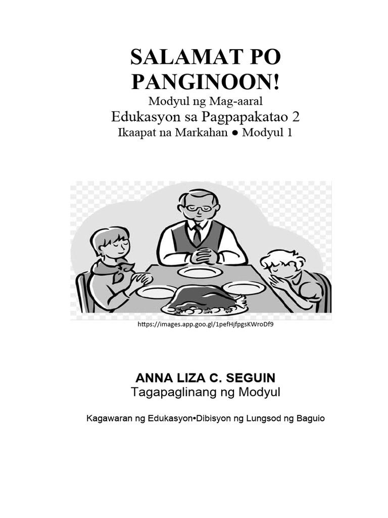 EsP2 Q4 M1 W1 Salamat Panginoon Anna Liza Seguin | PDF