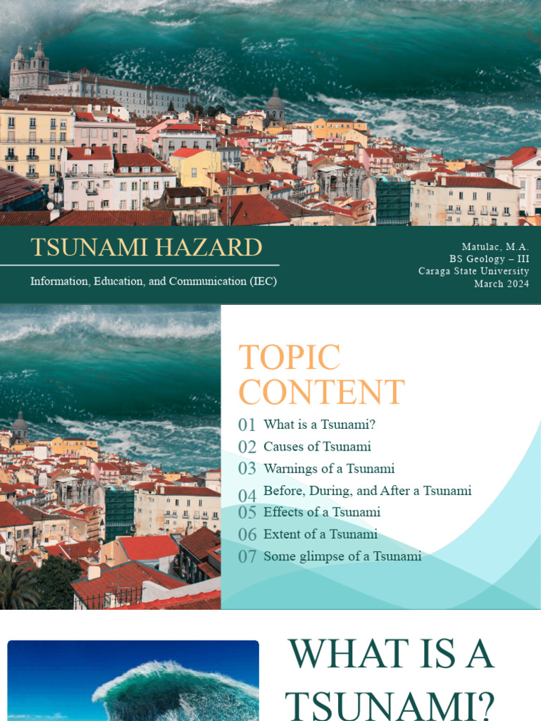 Tsunami Iec | PDF | Tsunami | Sea